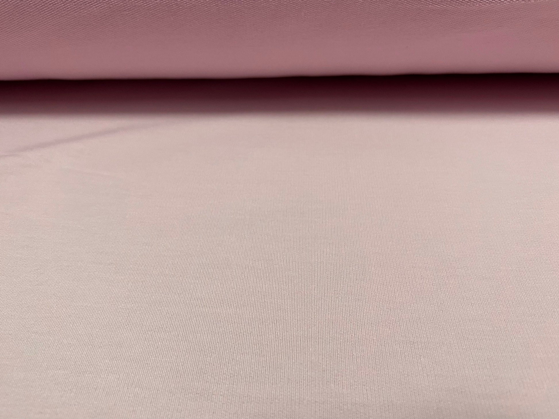 Soft handle loopback jersey fabric, per metre - plain - baby pink ...